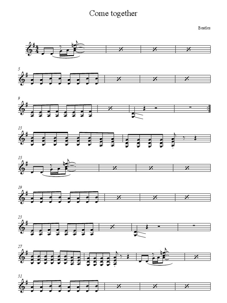 Come Together: Beatles | PDF