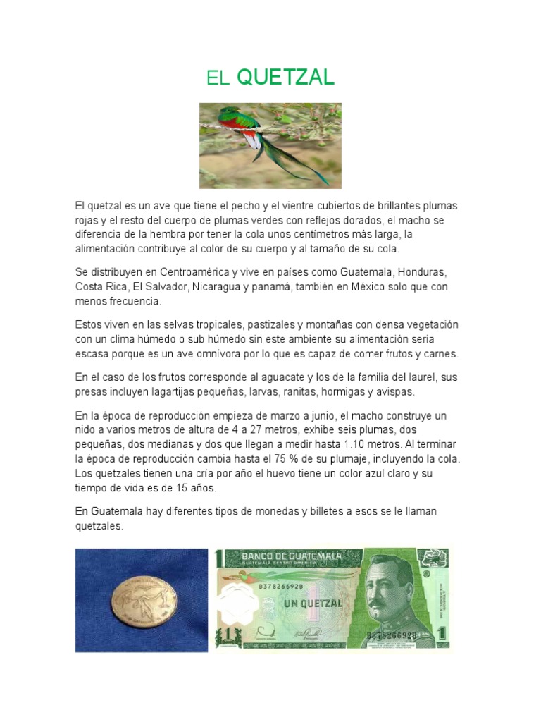 El Quetzal | PDF