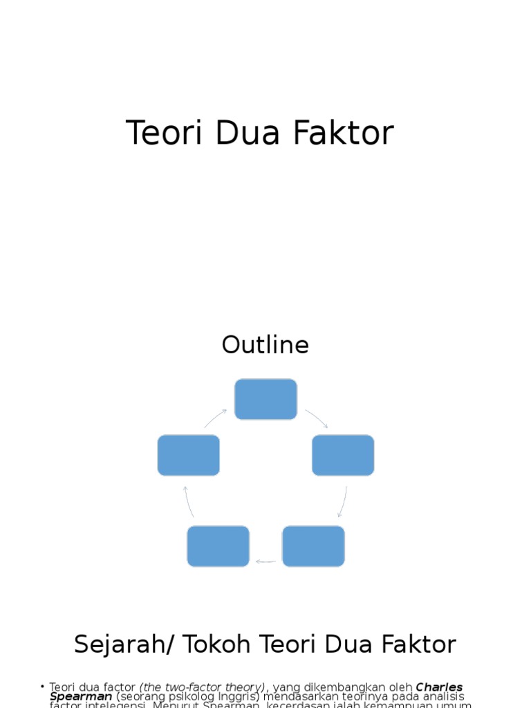 Teori Dua Faktor | PDF