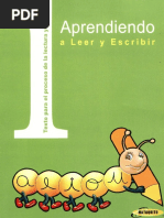 Cuadernillo Aprende a Leer, Tomo 1 | PDF