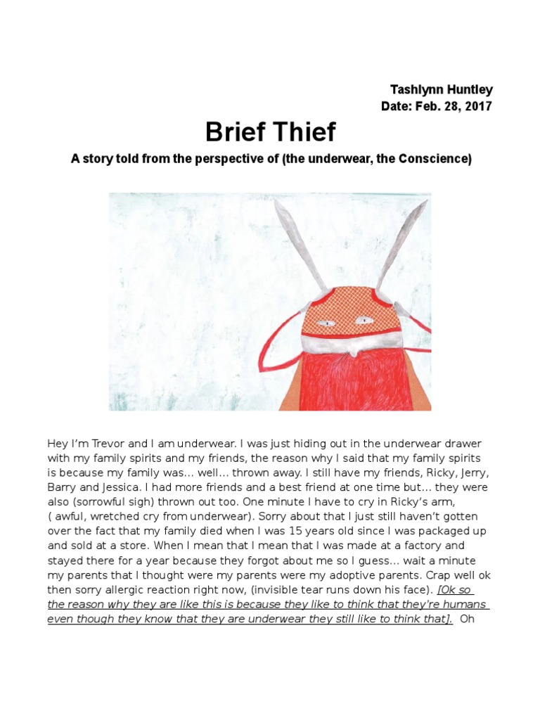 Thebriefthiefterm2 Tashlynnhuntley | PDF | Plot (Narrative) | Sentence ...