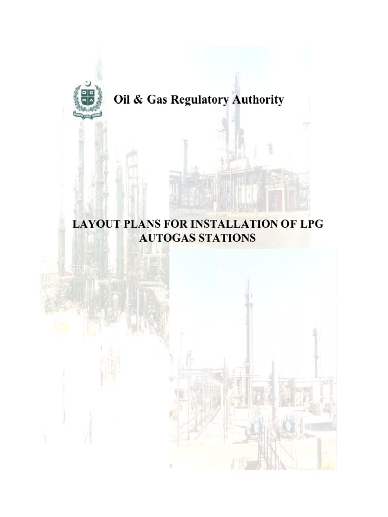 Layout Plans For Installation of LPG Autogas Stations | PDF | Chemical ...