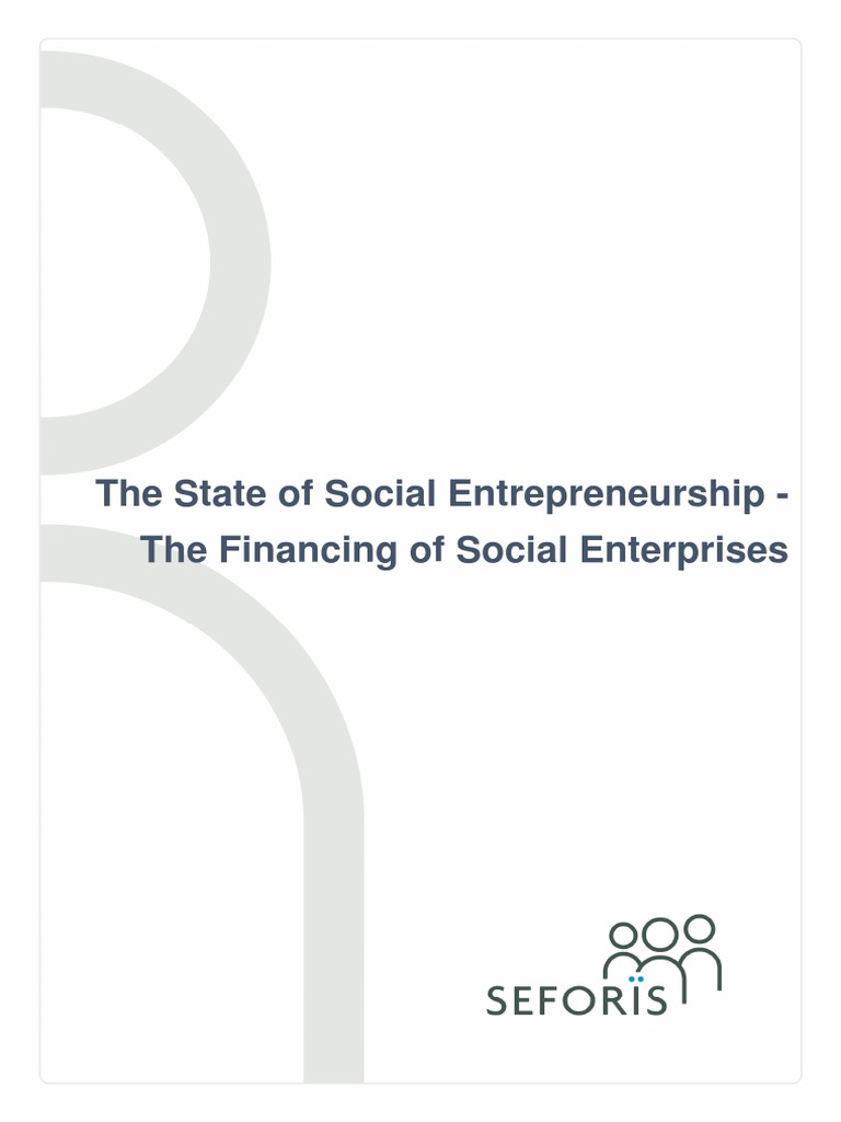 Financing of Social Enterprises | PDF | Social Enterprise | Social ...