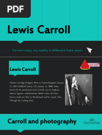 Biography of Lewis Carroll | PDF | Lewis Carroll