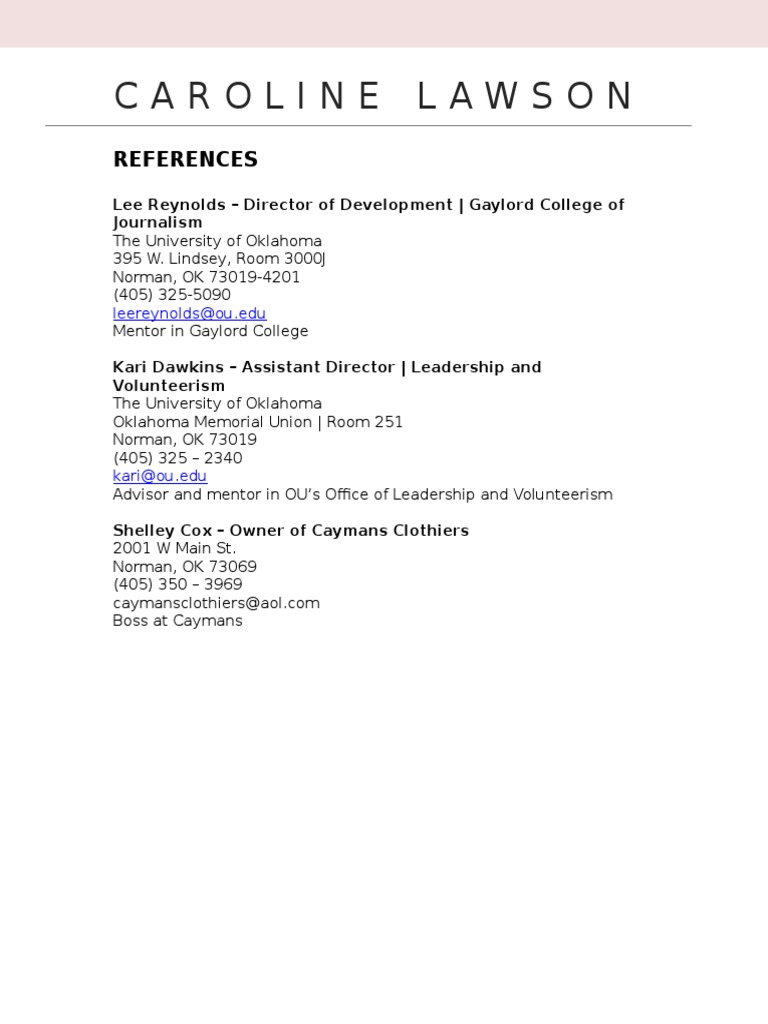 Reference Page | PDF