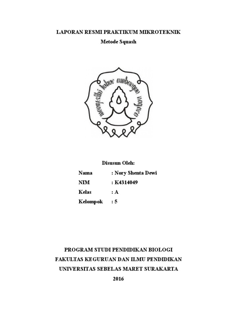 Laporan Metode Squash Nory | PDF