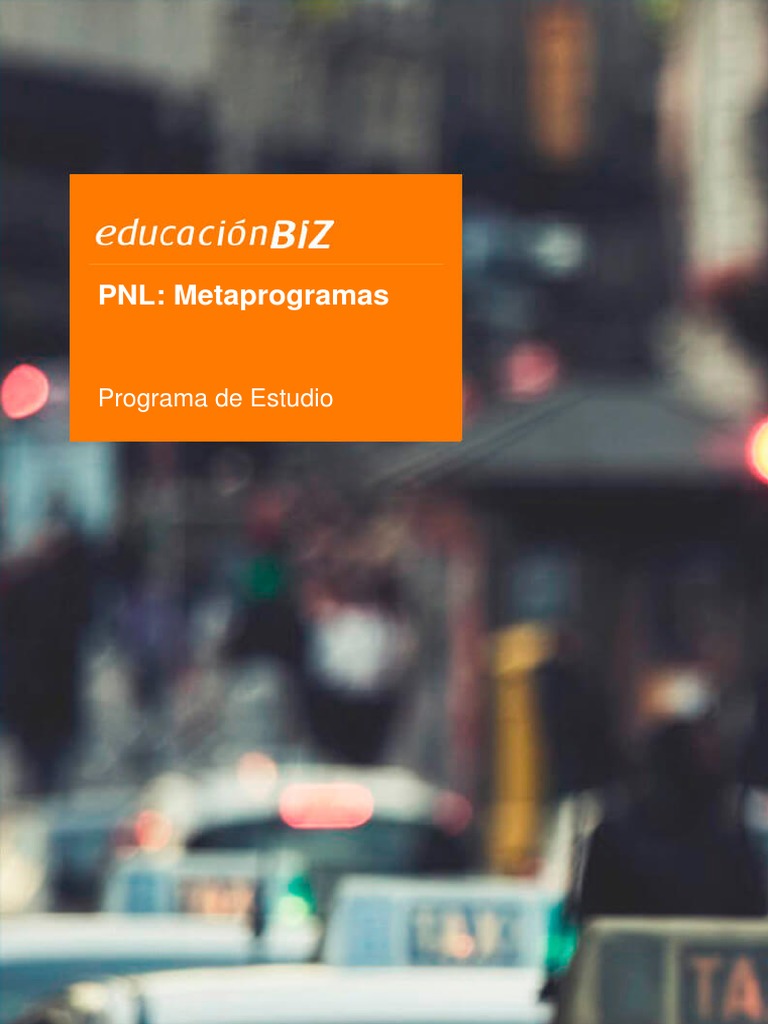 Curso de PNL Metaprogramas PDF | PDF | Crecimiento personal y ...
