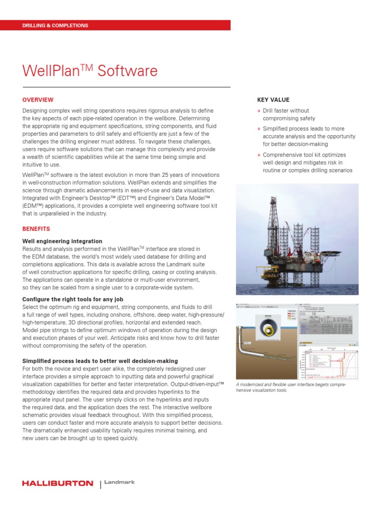 Wellplan Software: Key Value | PDF | Casing (Borehole) | Sensitivity Analysis