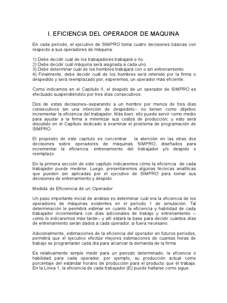 SIMPRO | PDF | Planificación | Toma de decisiones