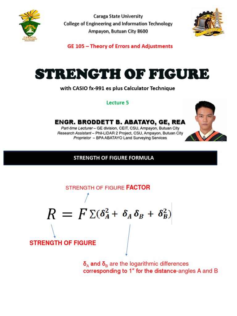 Strength of Figure in Geodetic Surveying | PDF | Triangle | Classical ...