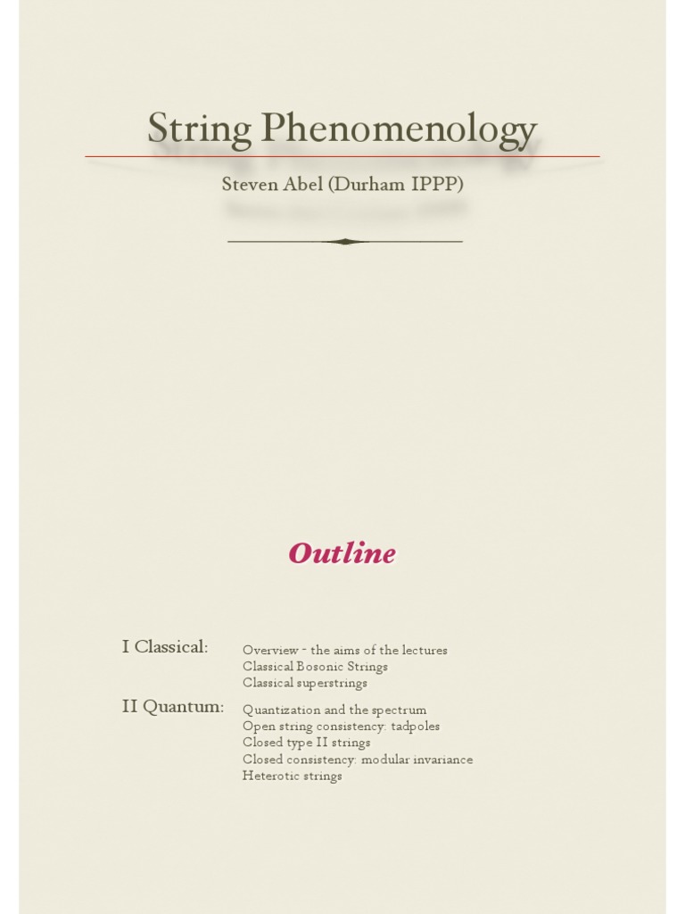 BUSSTEPP Lectures PDF | PDF | String Theory | Scientific Theories