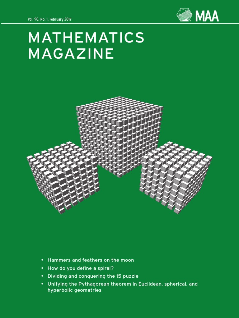 Mathematics Magazine, Vol. 90, No. 1 (February 2017) | PDF | Sine ...