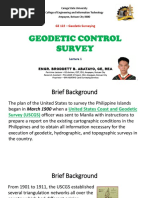 Geodetic Surveying - DMC 2010-13 (Geodetic Control Survey) | PDF | Surveying | Geodesy