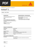 Antisol®-WB: Product Data Sheet | PDF | Concrete | Water