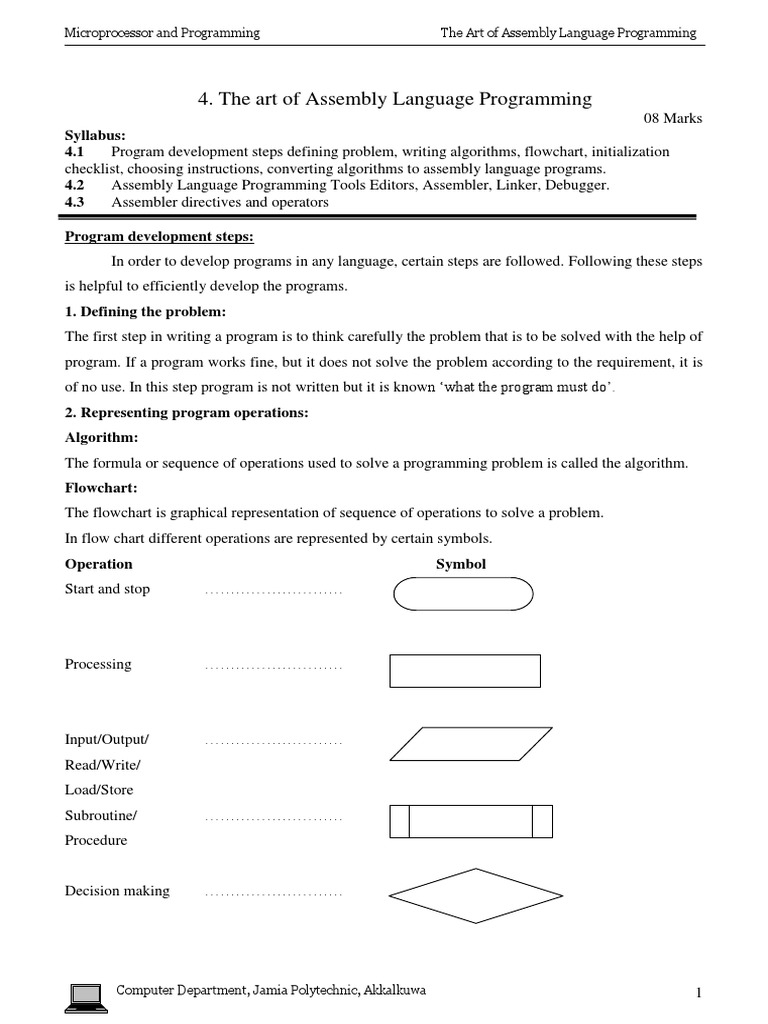 4-The Art of Assembly Language Programming | PDF | Assembly Language | Subroutine
