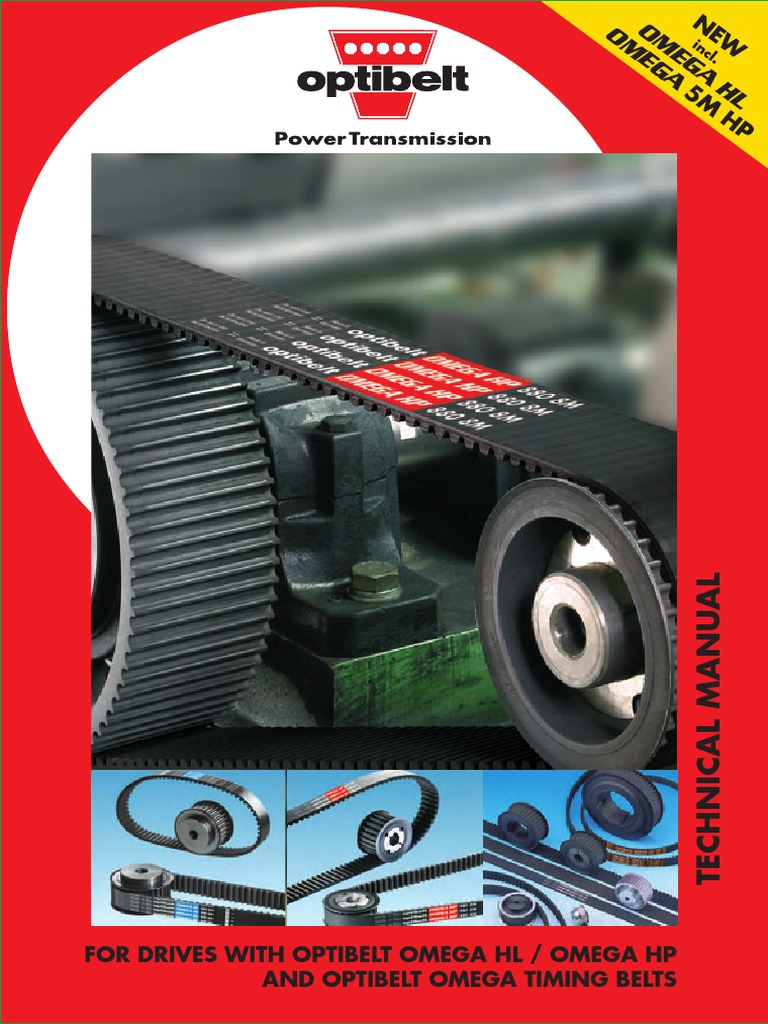 6 Manual Optibelt F. Sincrónica PDF | PDF | Belt (Mechanical) | Materials