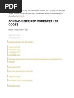 Game Boy Game Shark Codes | PDF | Leisure