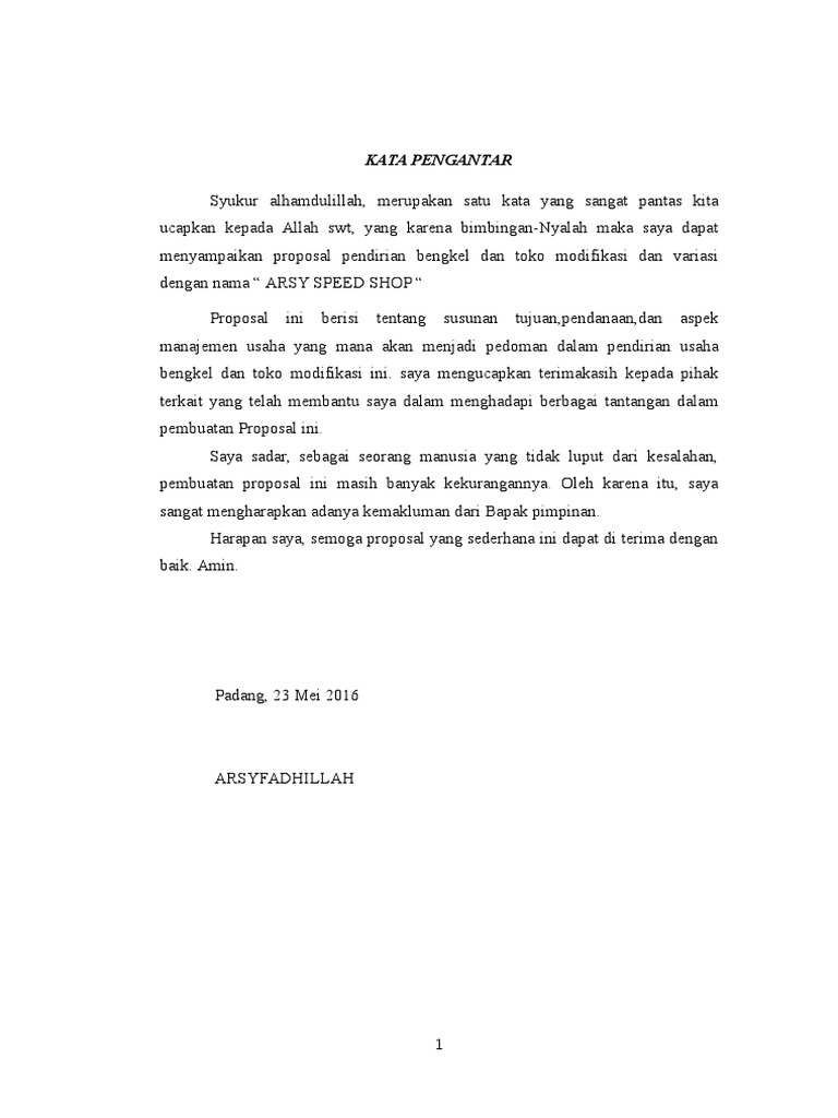 Proposal Ekotek | PDF