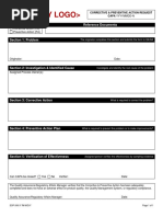 SOP for Corrective Action and Preventive Action (CAPA) | Quality ...