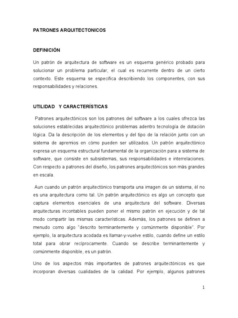 Puntos Examen Patrones Arquitectonicos Secc01 | PDF | Modelo – Vista ...