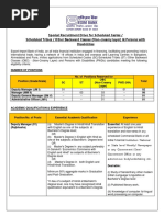 Notice of Vacancies MPA | PDF | Logistics | Qualifications