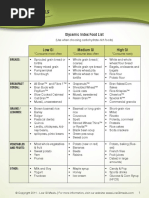 Baker Institute Factsheet Carbohydrates and Glycaemic Index | PDF ...