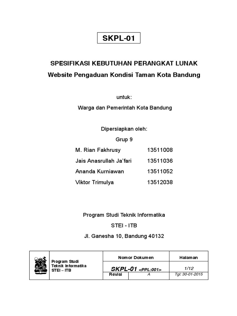 Draft SKPL K2 Kel9 Comment | PDF