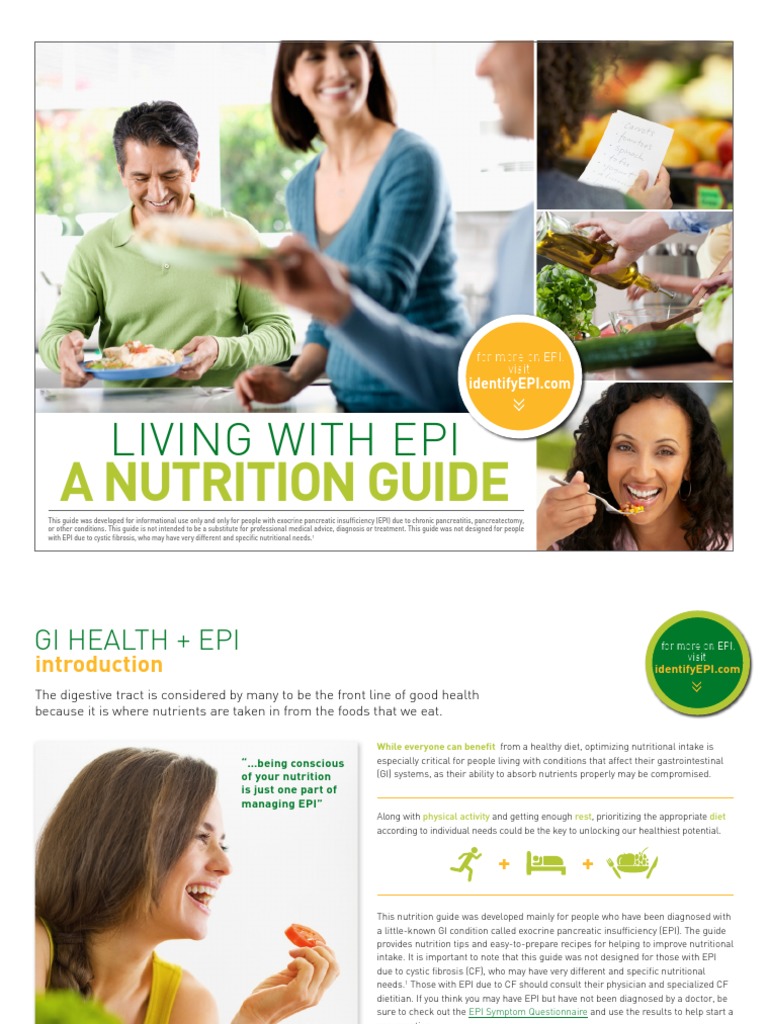 EPI Nutrition Guide | PDF | Pancreas | Nutrition