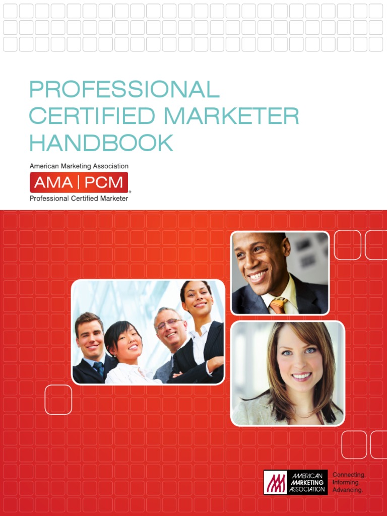 AMA PCM Handbook | PDF | Strategic Management | Professional Certification