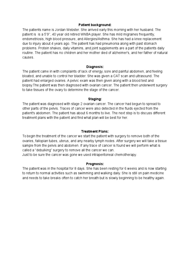 Patientcasestudy | PDF