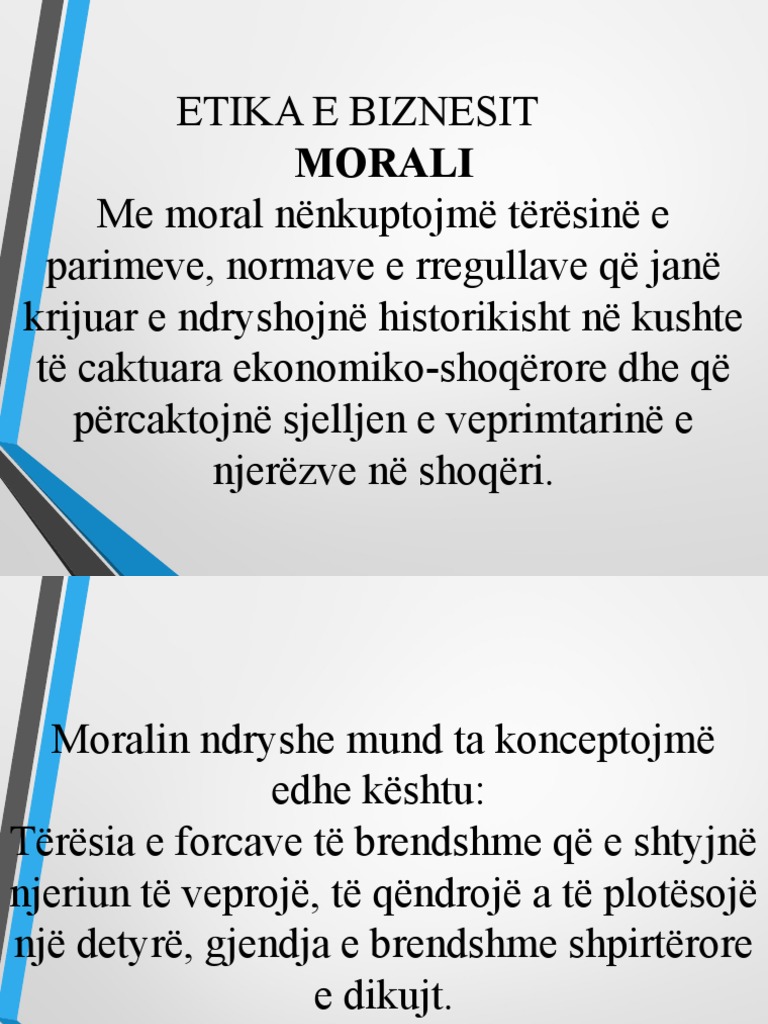 Morali, Etike | PDF
