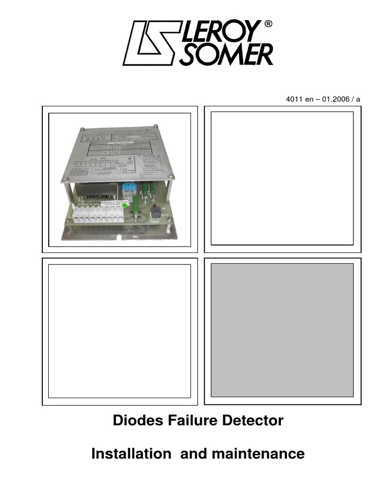 4011 en | PDF | Detector (Radio) | Diode