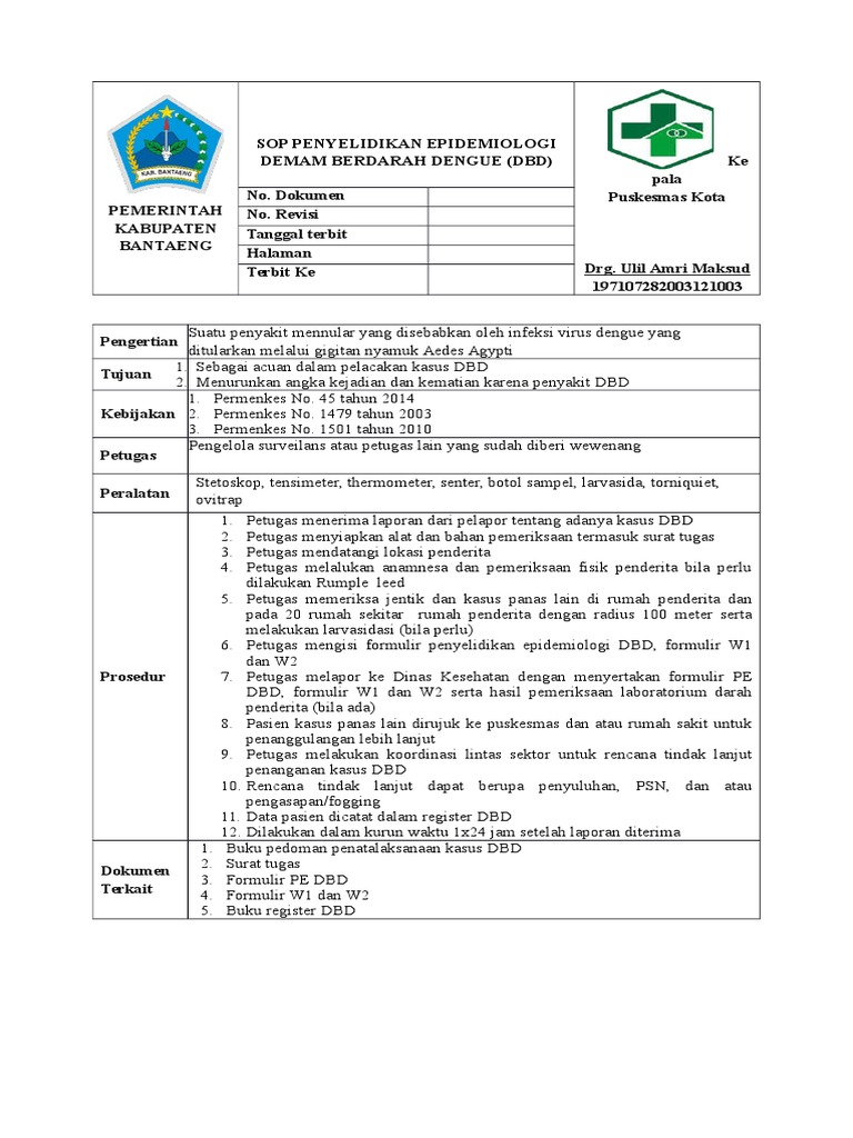 Surveilans DBD | PDF