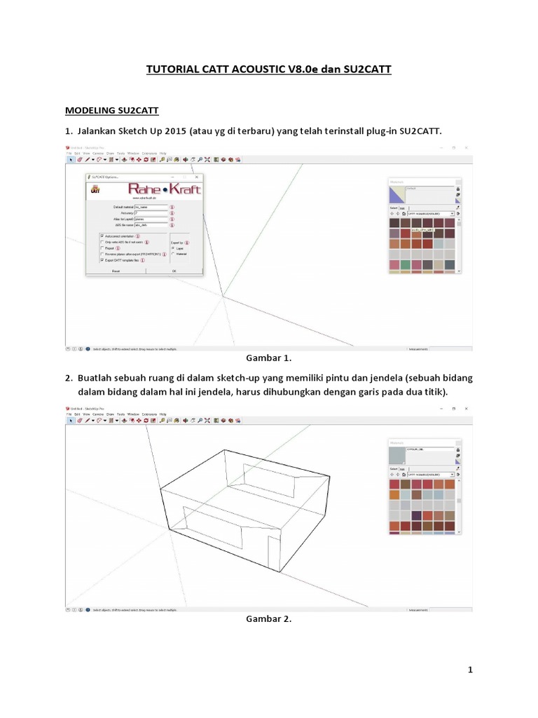 Tutorial Catt Acoustic v8 - 2 | PDF | Komputer