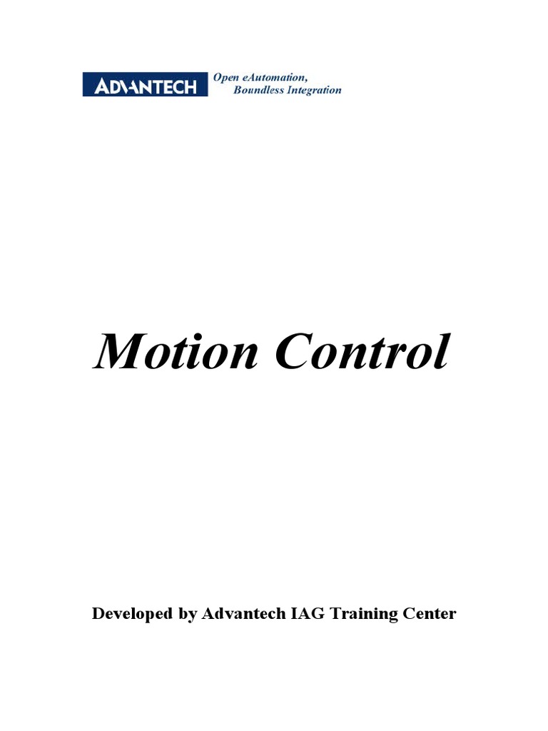 Motion Automation Introduction | PDF | Automation | Electrical Engineering