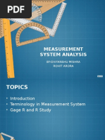 MSA Training PPT 14-07-2020 PDF | PDF | Accuracy And Precision | Statistics