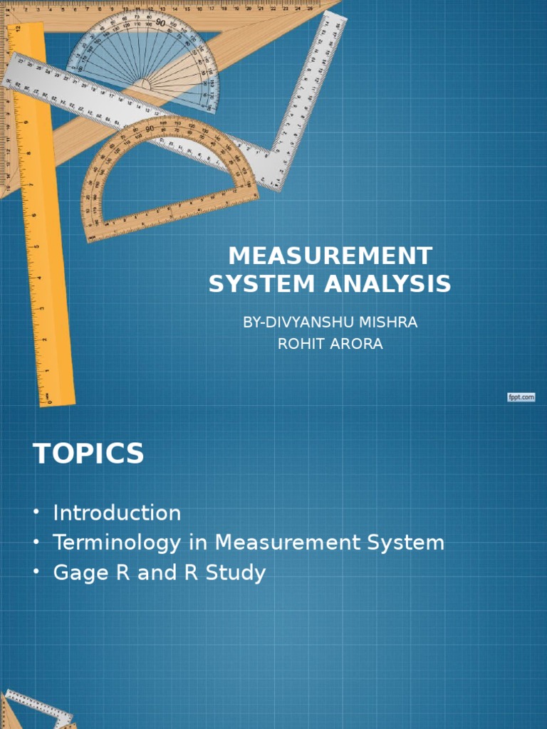 Msa | PDF | Accuracy And Precision | Statistical Analysis