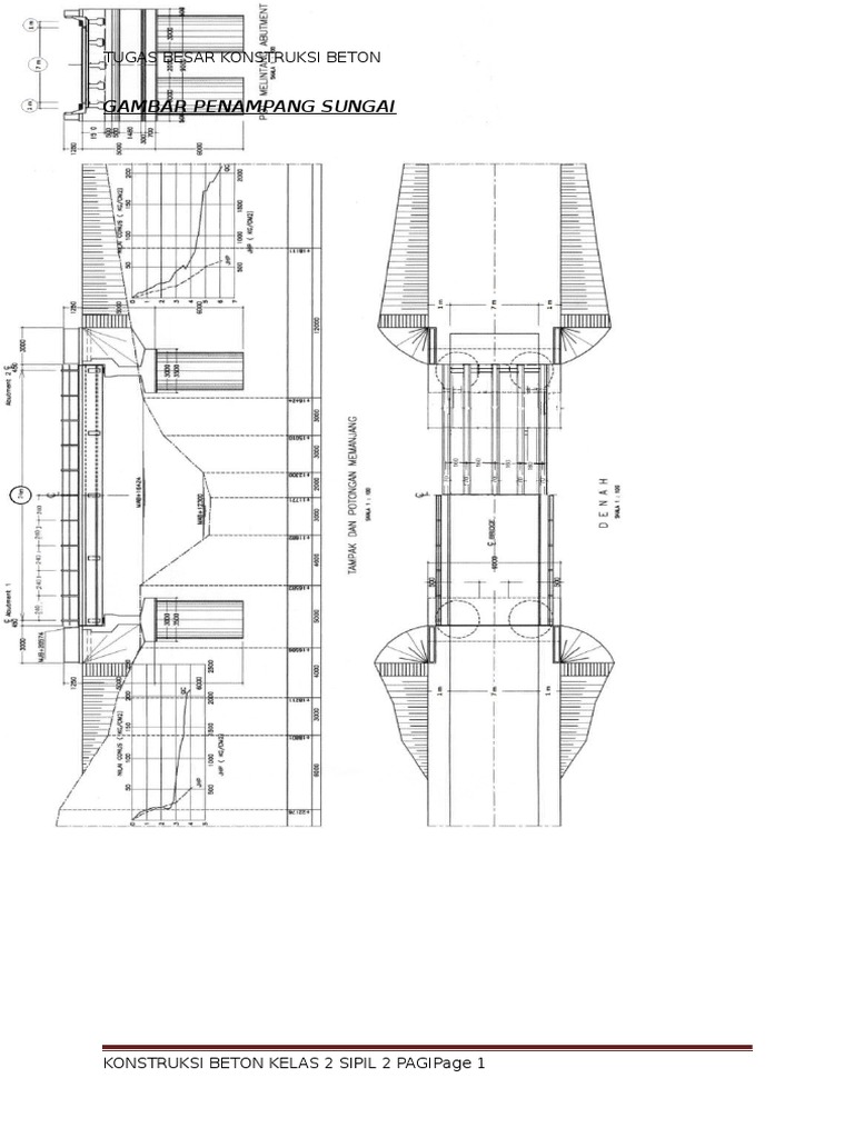 Perencanaan Girder Jembatan Bentang 24 M - Rouf Okta | PDF