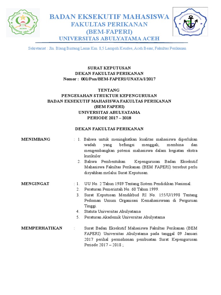 SK Bem Faperi 2017 | PDF