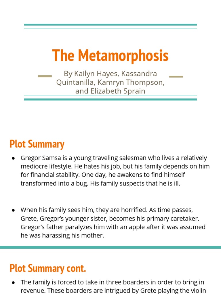 PDF | PDF | The Metamorphosis