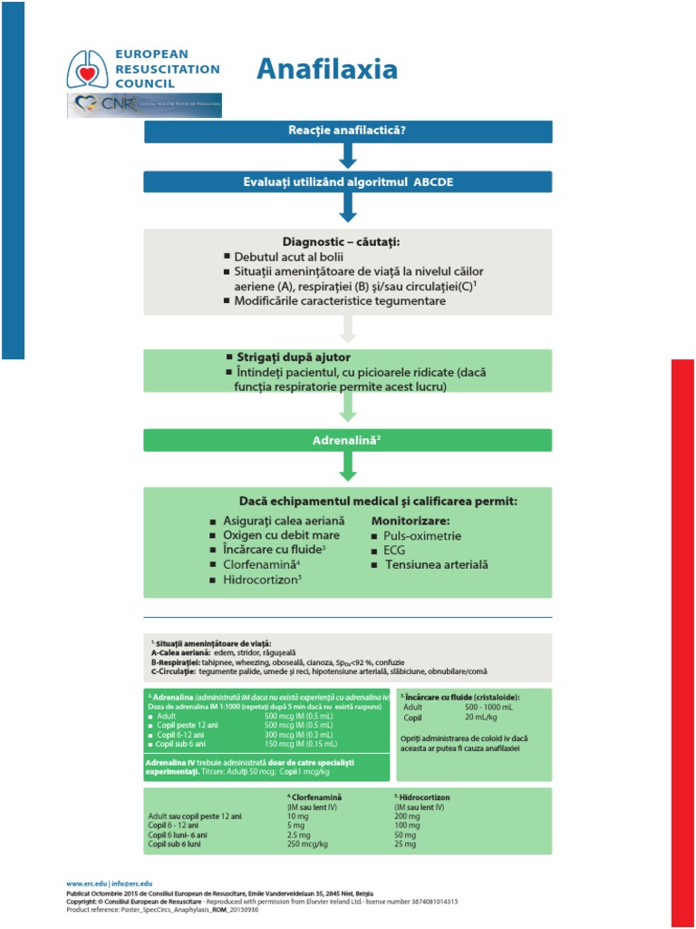 Poster SpecCircs Anaphylaxis Treatment Algorithm | PDF