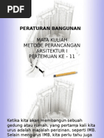 Menghitung Luas Bangunan, KDB, KLB, KDH, KB Dan GSB | PDF