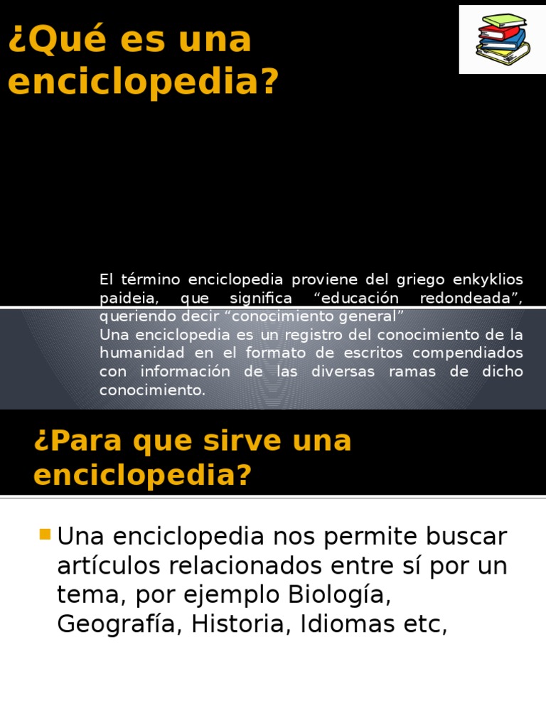Qué Es Una Enciclopedia | PDF