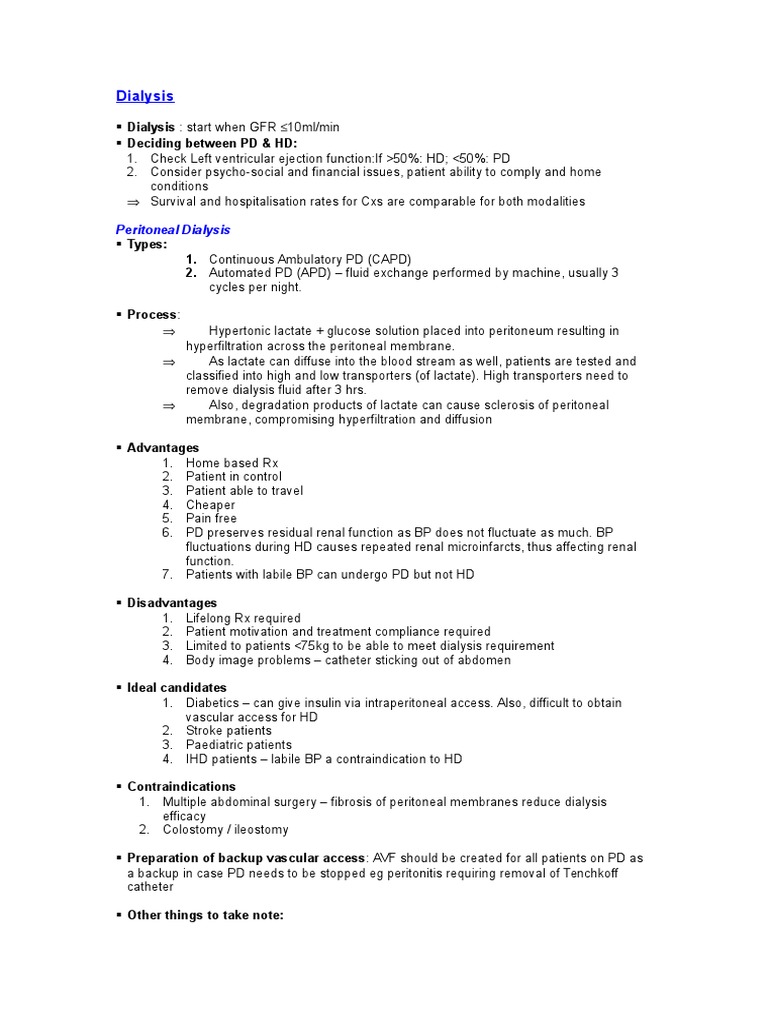 Dialysis | PDF | Dialysis | Hemodialysis