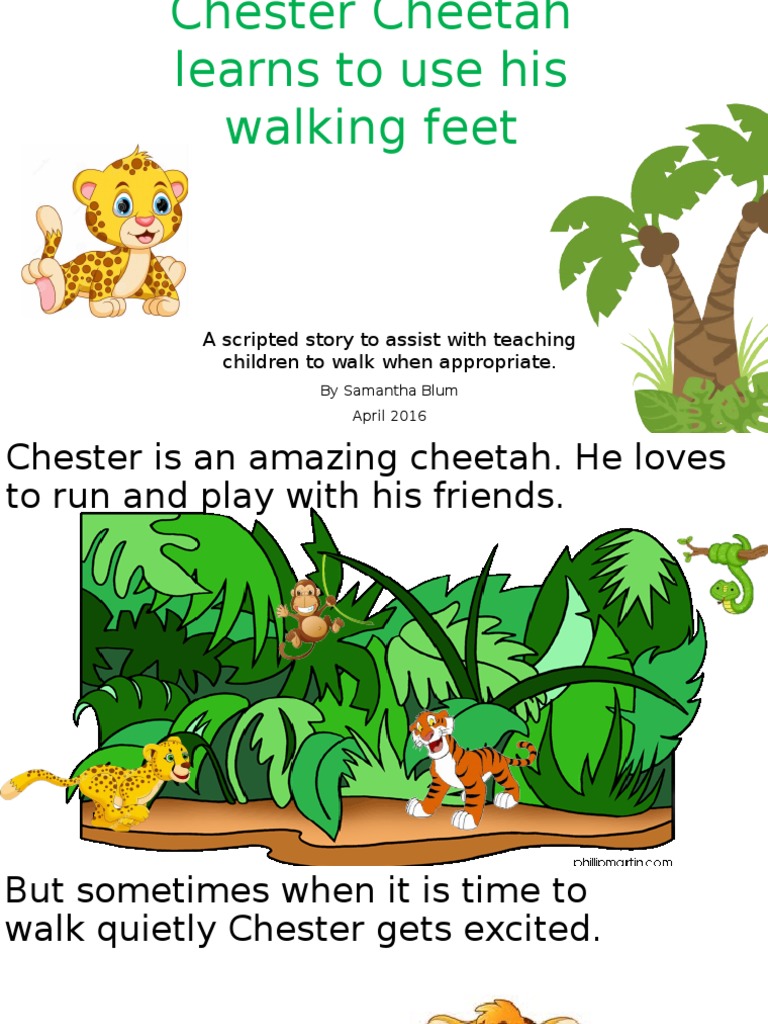 A Scripted Story To Assist With Teaching Children To Walk When ...