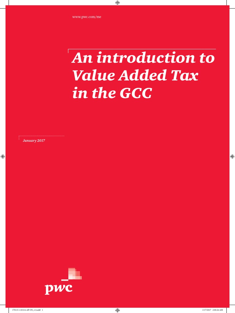 01 PWC What Is Vat Faq On Vat in The GCC | PDF | Value Added Tax ...