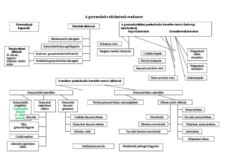 A Gyermekek Védelmének Rendszere | PDF
