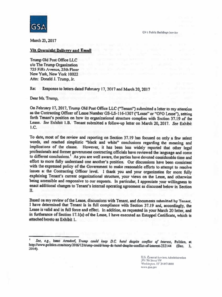 Contracting Officer Letter March 23 2017 Redacted Version | PDF