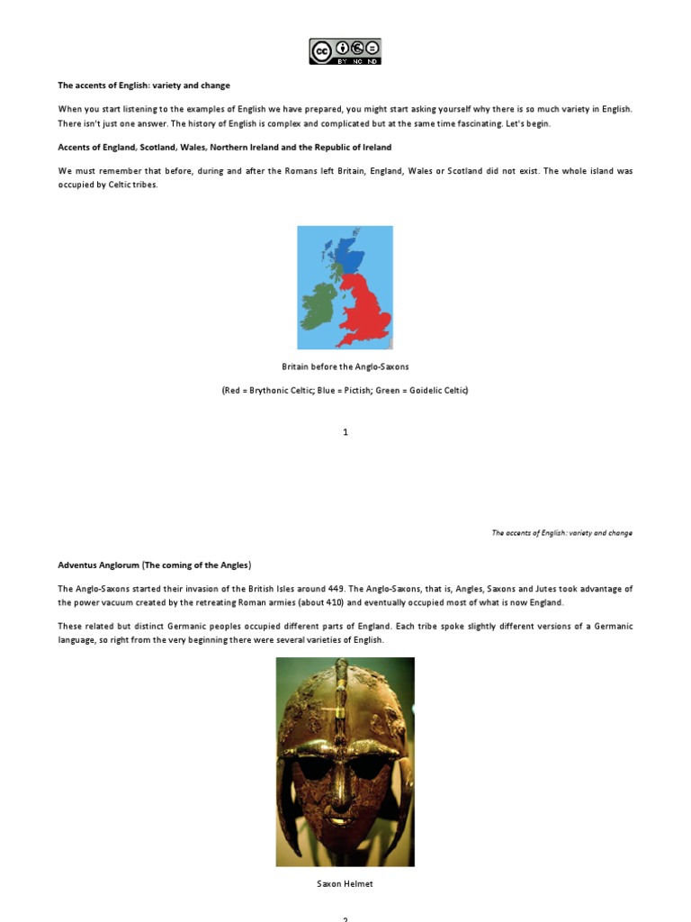 The Accents Of English Variety And Change Pdf English Language