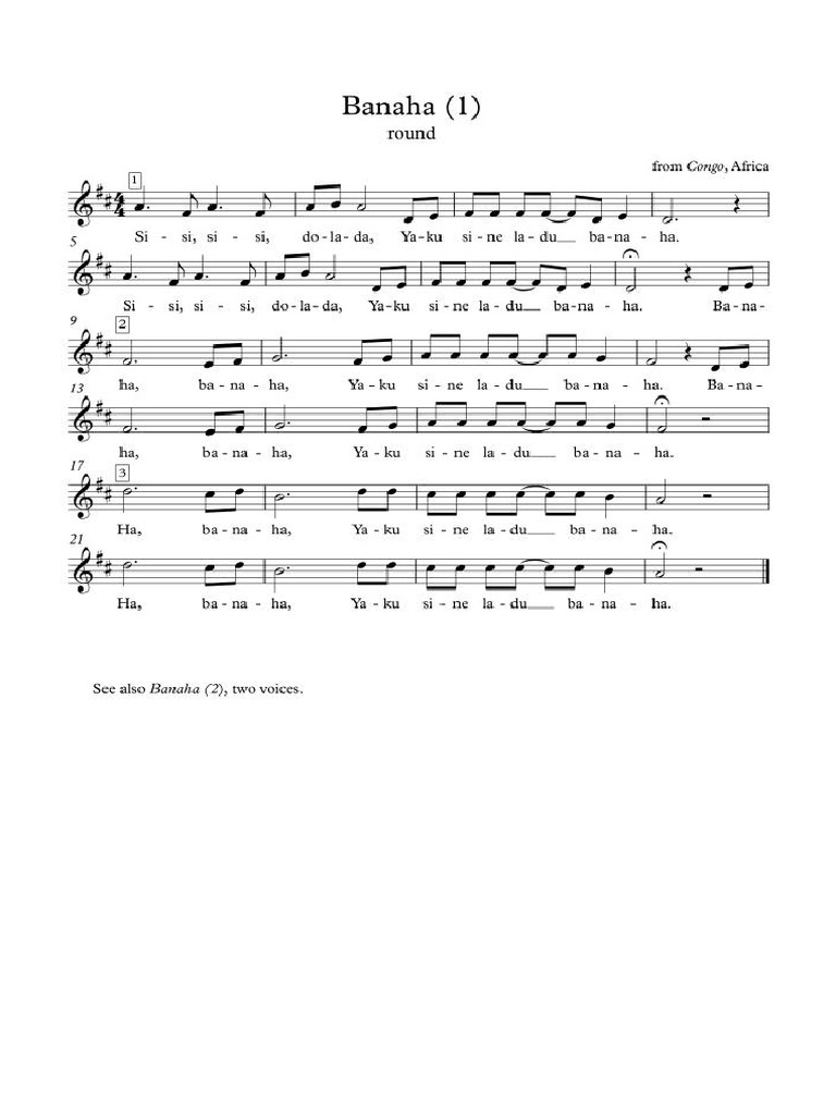 Banaha (1) Round - From Congo - Africa | PDF